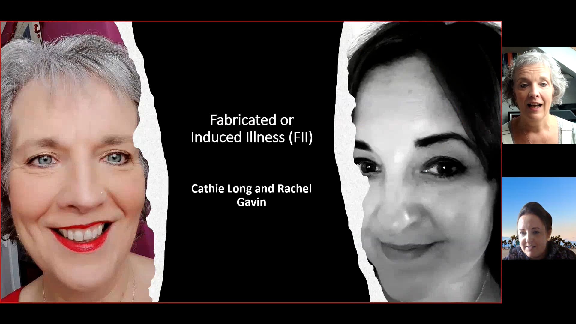Cathie Long and Rachel Gavin - Fabricated or Induced Illness (FII ...