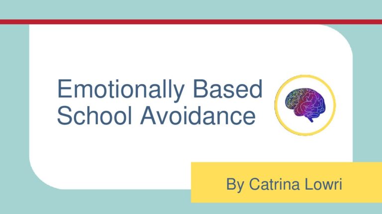 Catrina Lowri - Emotionally Based School Avoidance - Niwrowahaniaeth ...